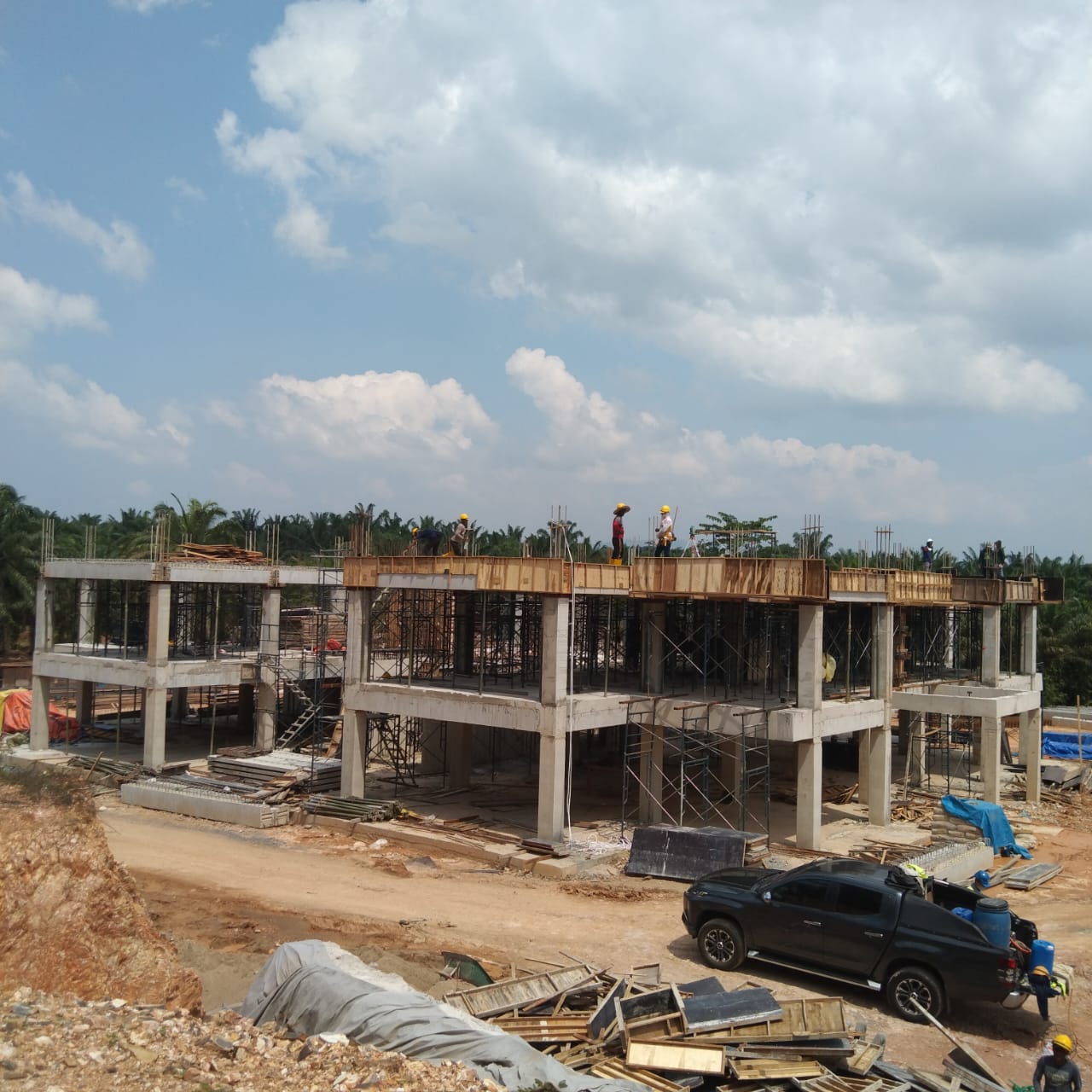 Pembinaan Kuarters KK7 Aring, Gua Musang, Kelantan Darul Naim