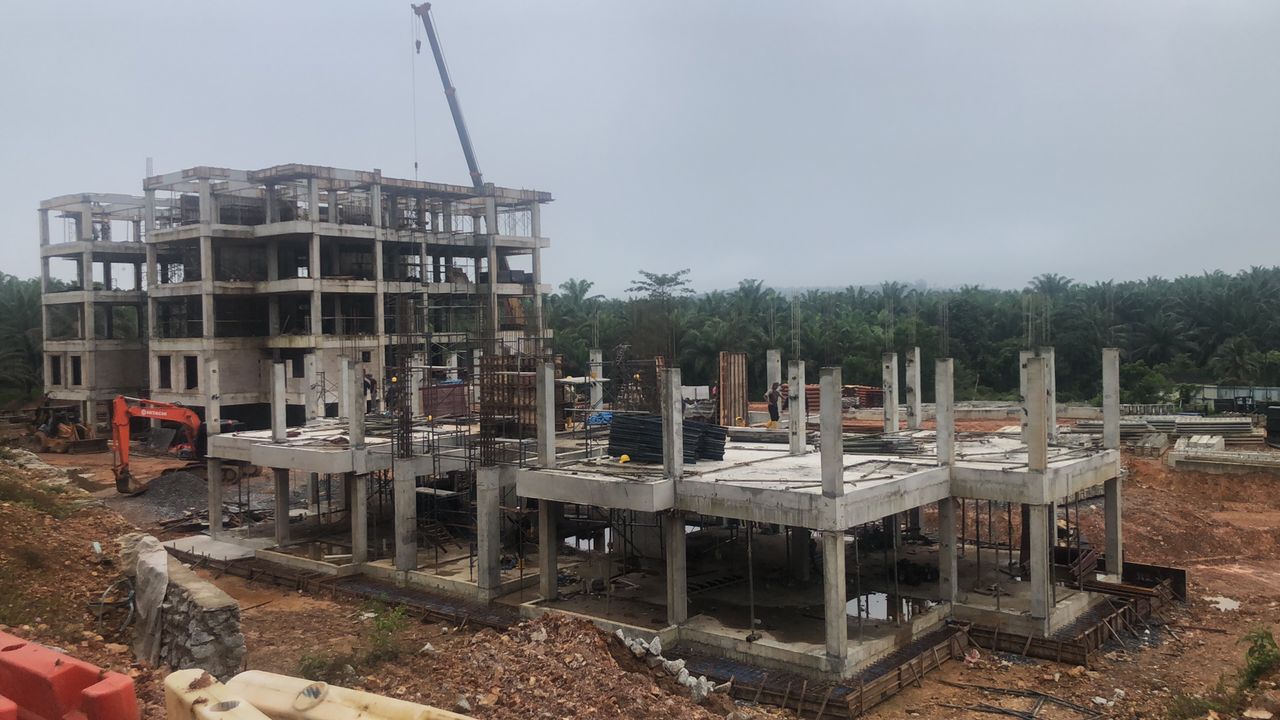 Pembinaan Kuarters KK7 Aring, Gua Musang, Kelantan Darul Naim
